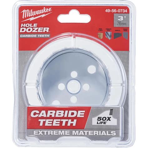 Milwaukee Hole Dozer 3 In Hole Saw With Carbide Teeth Us Build Materials