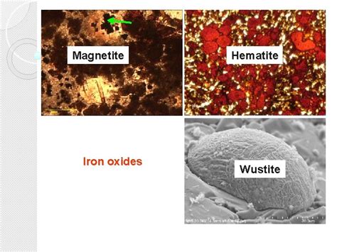 Morphology Of Slags Components By Scanning Microscopy Glaze