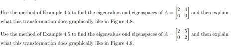 Use The Method Of Example To Find The Eigenvalues Chegg