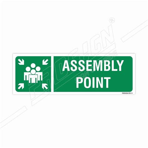 Assembly Point Signs Board At ₹ 180sq Ft In Ahmedabad Id 2854596018212