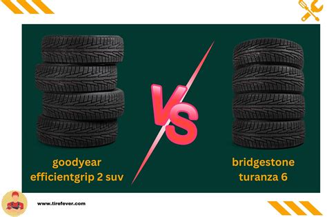 Goodyear Efficientgrip 2 Suv Vs Bridgestone Turanza 6 The Ultimate