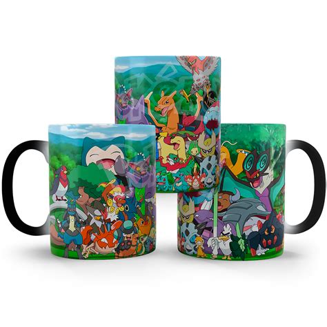 Tazón Mágico Pokémon Pokemones De Ash 320ml Dazel