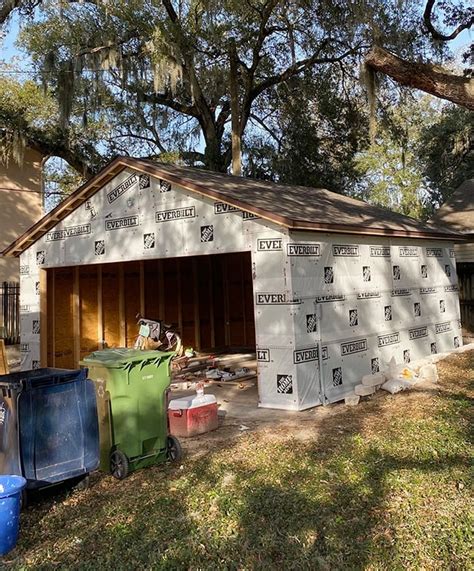 Repainting Old Detached Garage