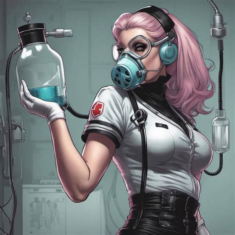 Big Breasted Goth Nurse In Tight Clothes Wearing By Asphyxmeplease On