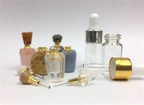 Blue Goldstone Perfume Bottle Essential Oil Diffuser Bottle Etsy