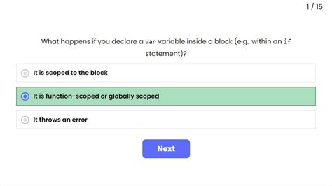 A New Quiz Is Out Javascript Hoisting And Scope Quiz Webdevtales