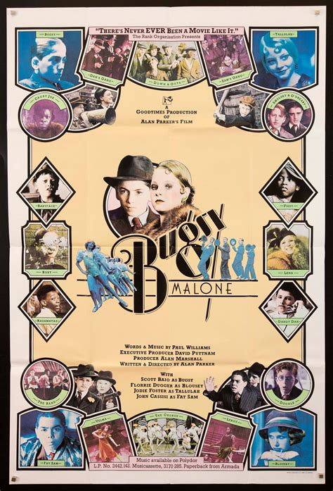 Bugsy Malone Movie Poster 1976 40x60