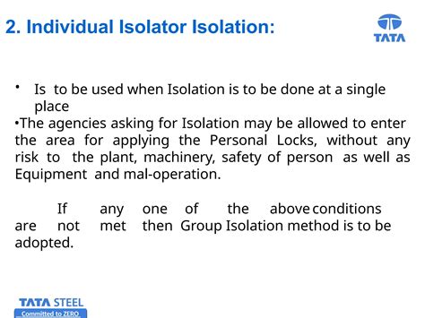 Training Ppt For Safety Standard On Positive Isolationpptx