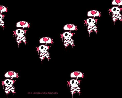 Emo Skull Wallpapers Top Free Emo Skull Backgrounds Wallpaperaccess