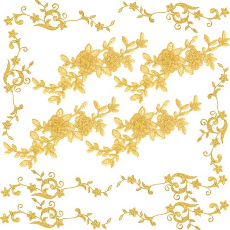 4 Pieces 94inch Long Leaves Patch Ivy Leaf Iron On Patches