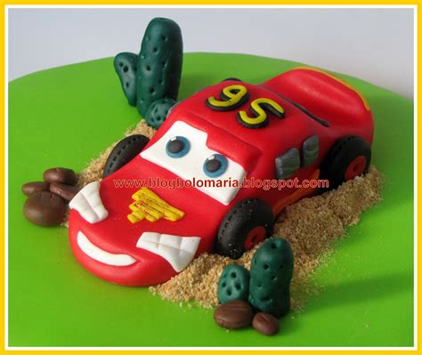 Bolo Maria Faísca Mcqueen