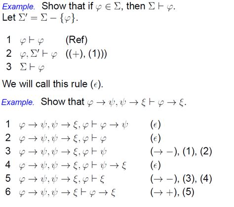 Logic Natural Deduction Epsilon Rule And Its Application
