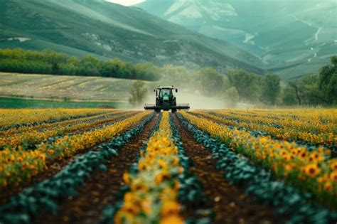 Premium Photo Farming Field Background