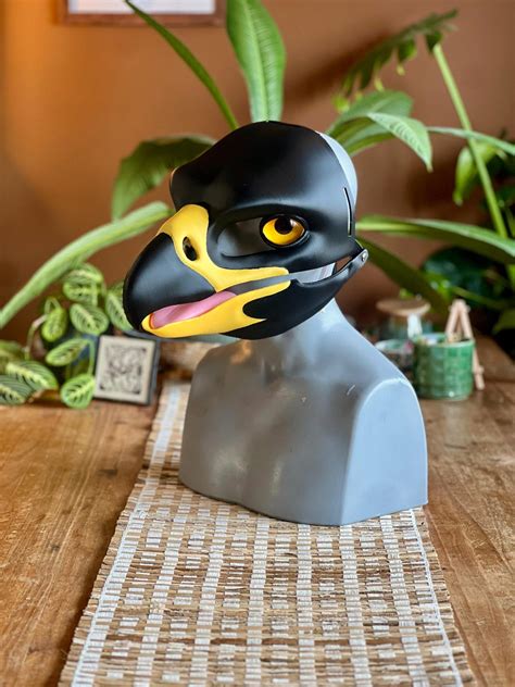 Realistic Bird Hawk Eagle Griffin Moving Jaw Fursuit Head Base Etsy