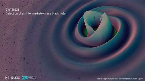 Image Still From A Numerical Relativity Simulation For Gw190521