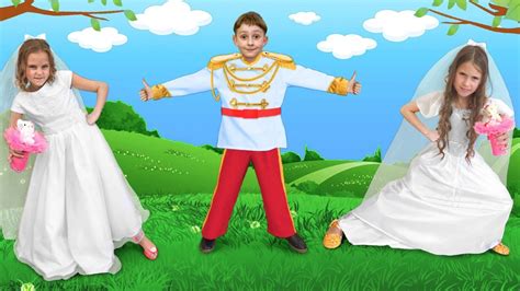 ماشا وكاتيا تريدان الزواج الأمير و لا تريدان مشاركة فستان الزواج Youtube