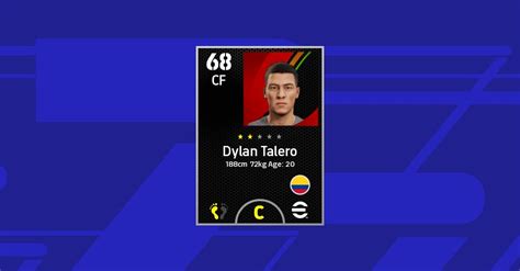 Dylan Talero 统计 Efootball 2022