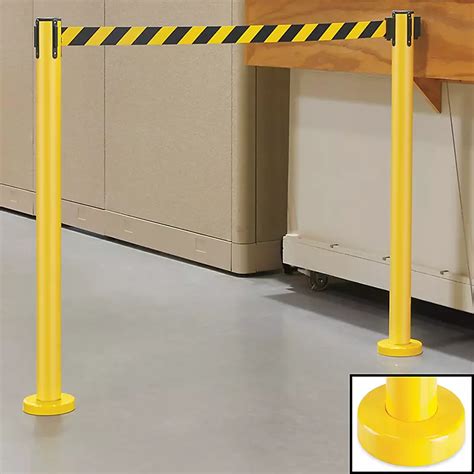 Fixed Retractable Crowd Control In Stock Uline