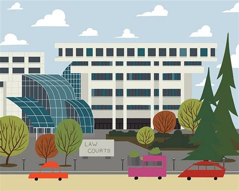 Law Courts Illustration By Jason Blower