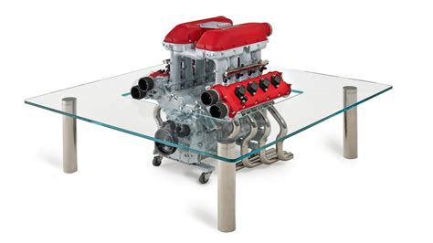 Engine Glass Table