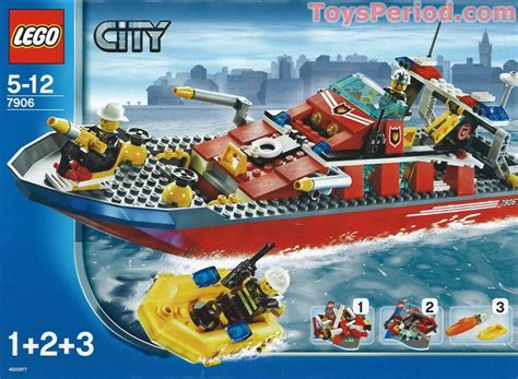 Lego 7906 Fire Boat Instructions And Parts List