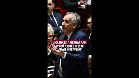 Violences à Bétharram F Bayrou Assure Quil Nest Jamais Intervenu