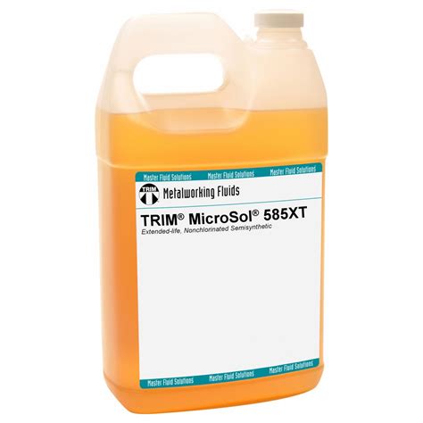 Trim Microsol 585xt 1 Gal Microemulsion Coolant 5cex5ms585xt 1g