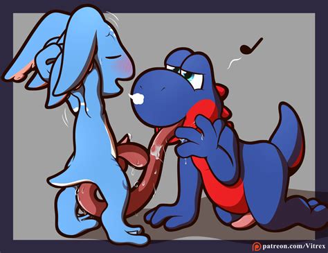 Rule 34 Afterglow Anthro Blush Bodily Fluids Cum Cum On Tongue