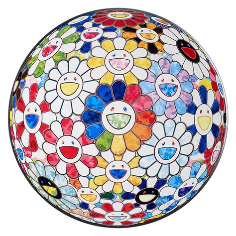 Takashi Murakami Flowerball Multicolors 1 Scenery With A Rainbow In
