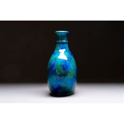 Paul Millet 1870 1950 For Sevres A Fine Blue Turquoise And Yellow