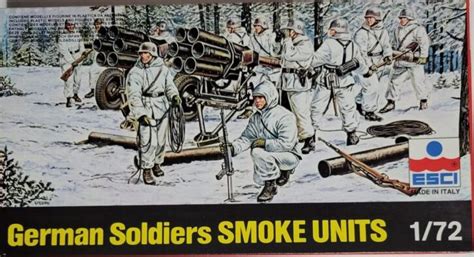 German Soldiers Smoke Units Esci 172 Lp Charlies Plastic Models