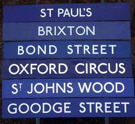 London Underground Roundels And Enamel Signs