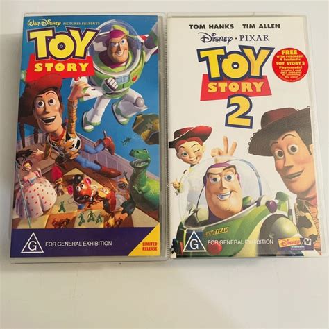 Disney Toy Story 1 And 2 Vhs Animated Movie Video Tape Buzz Woody £1366