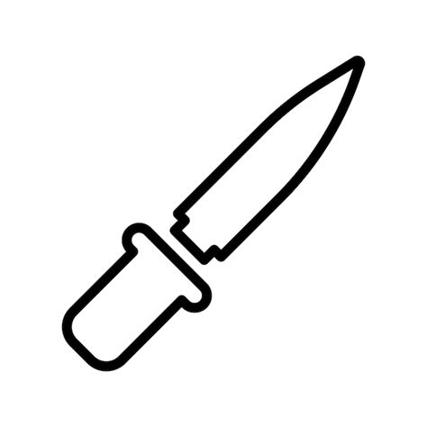 Premium Vector Knife Weapon Icon