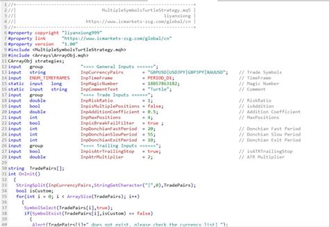 Multiplesymbolsturtlestrategy Buy Trading Robot Expert Advisor For Metatrader 5