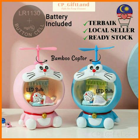 [msia Ready Stock] Doraemon Lamp Cute Bed Lamp Table Lamp T Lampu Doraemon Lampu Tidur Lampu