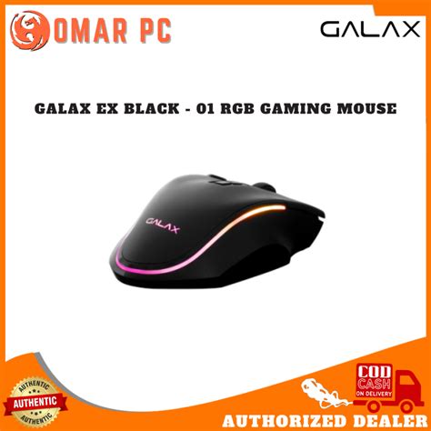 Brandnew Galax Ex Black 01 Rgb Gaming Mouse Shopee Philippines