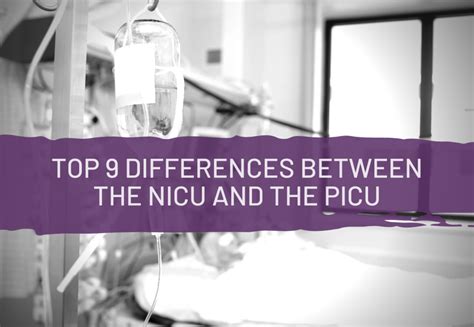 Top 9 Differences Between The Nicu And The Picu I Love My Preemie