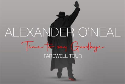 Alexander Oneal Time To Say Goodbye St Georges Hall Bradford St