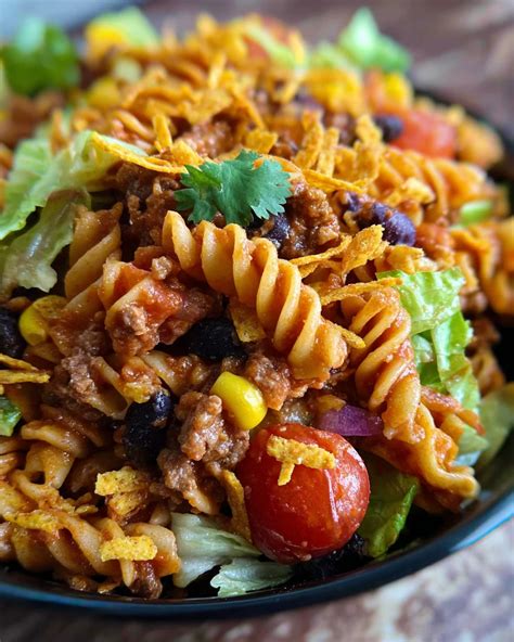 Taco Pasta Salad The Ultimate Crowd Pleasing Delight