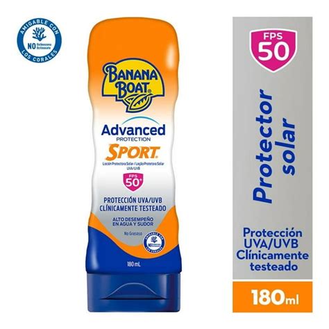 Protector Solar Banana Boat Advanced Protection Sport Fps 50 180 Ml