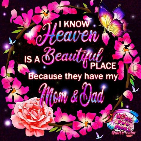 Heaven Quotes Art Print To My Mom And Dad In Heaven Mom And Dad In