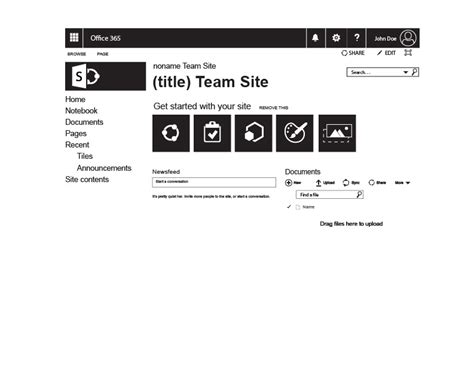 Digital Workspace Sharepoint Template Wireframe Jason Morees Portfolio