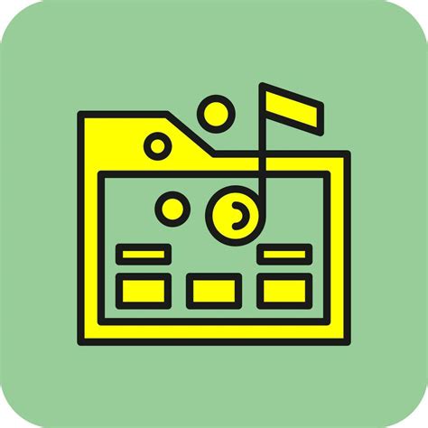 Music Folder Vector Icon Design 26003615 Vector Art At Vecteezy
