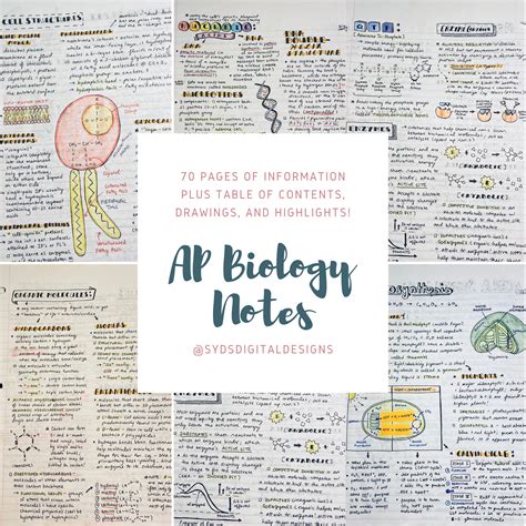 Ap Biology Notes 70 Pages Etsy Uk