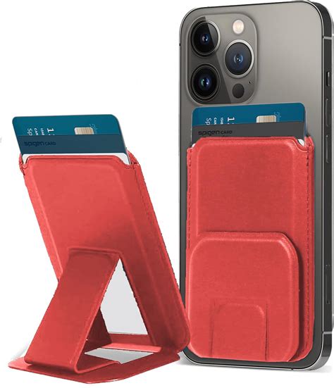 Mhvewi Magnetic Wallet Stand Compatible With Iphone 15141312 Series And Magsafe