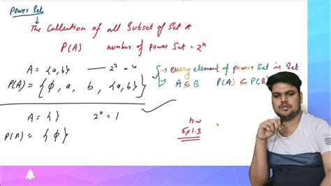 Class 11th Sets Subset Of Set Day 02 Youtube