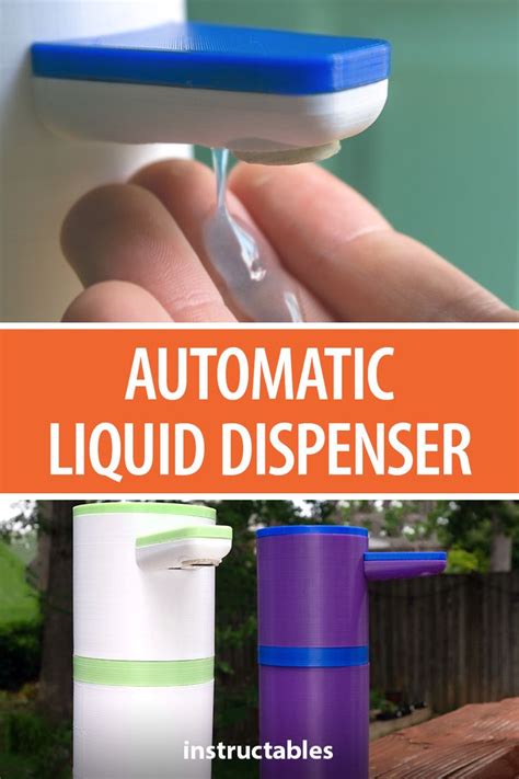 Automatic Liquid Dispenser Machining Projects 3dprinting Design 3d Printing