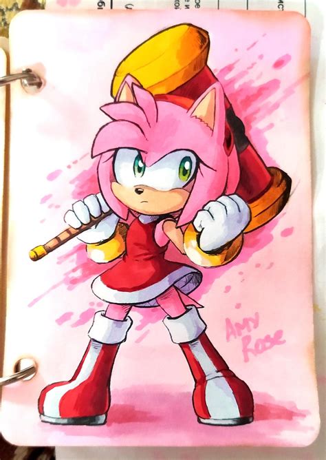 Our Hero Amy Rose Is Ready To Save The Universe [art By Boreasth] R