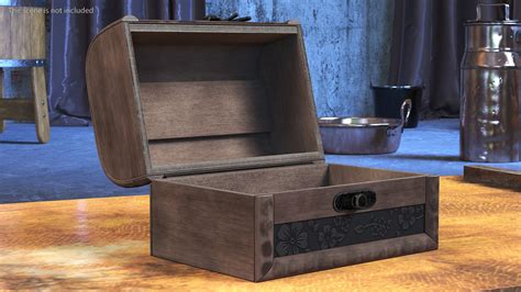 Old Open Wooden Chest 3d Model 29 3ds Blend C4d Fbx Max Ma Lxo Obj Free3d